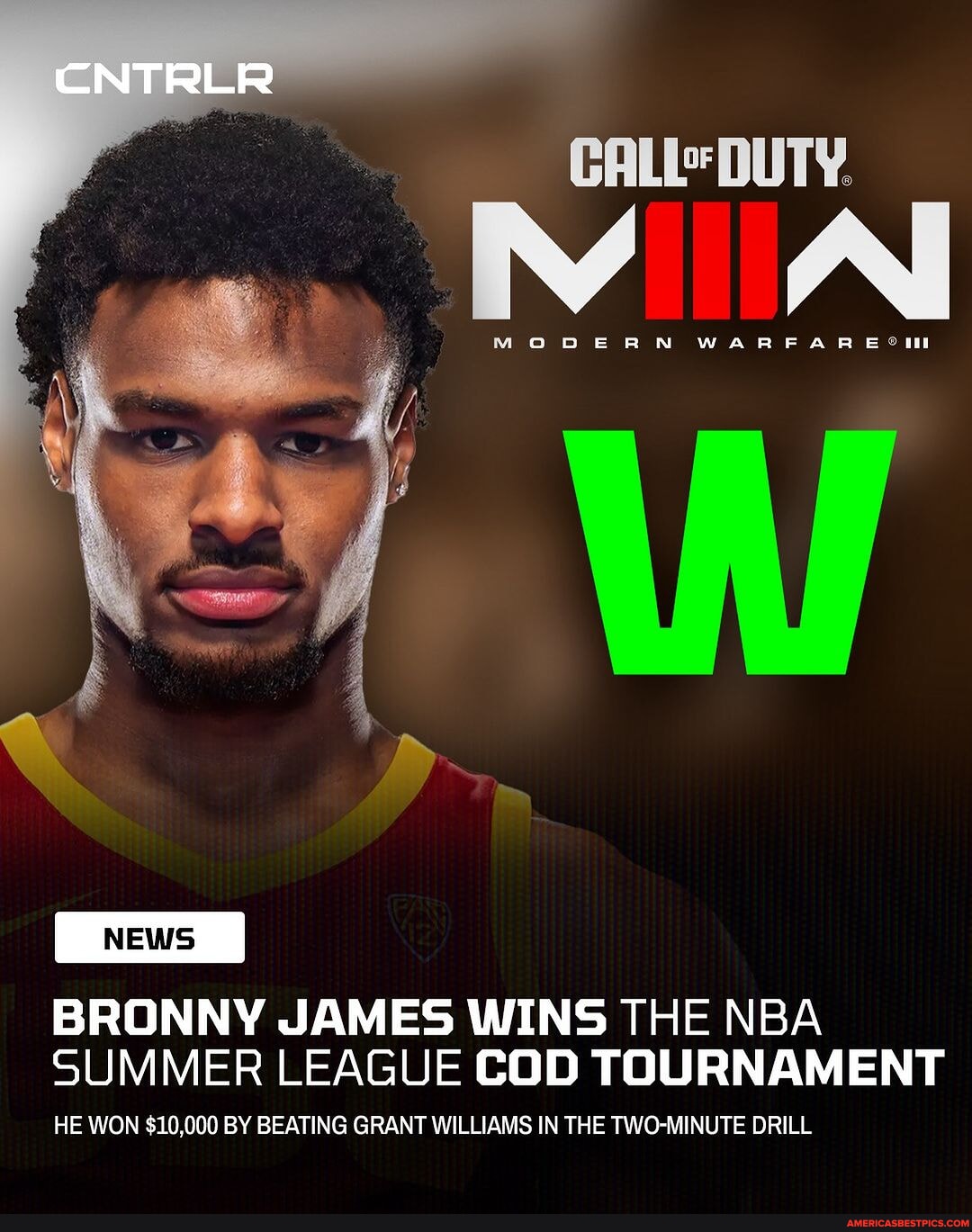 Bronny James took down Grant Williams in the NBA Summer League COD ...