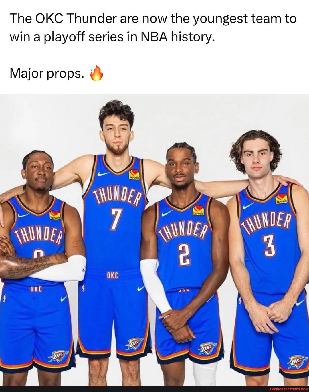 Impressive 👀 Via @statmuse - The OKC Thunder are now the youngest team ...