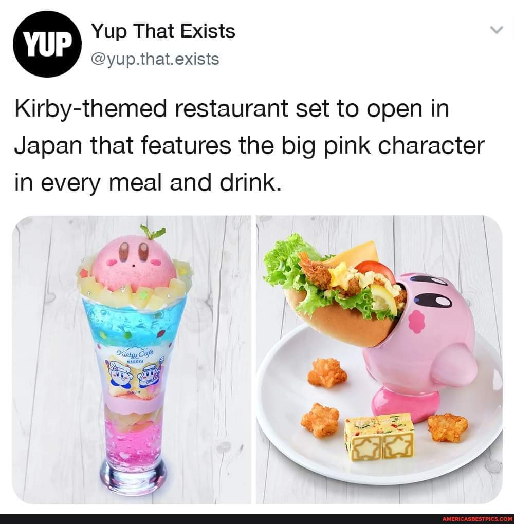 Kiroy-themed restaurant set to open in Japan that features the big pink ...