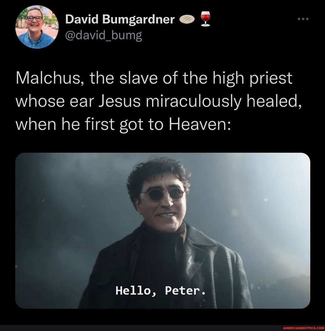 Malchus, the slave of the high priest whose ear Jesus miraculously ...