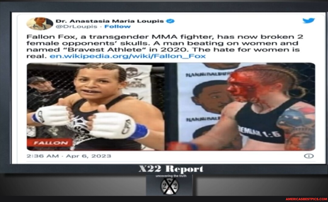 Ia Maria Loupis Fallon Fox, a transgender MMA fighter, has now broken 2 ...