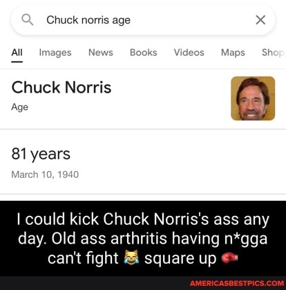 Chuck norris age x All Images News Books Videos Maps Sh Chuck Age ...