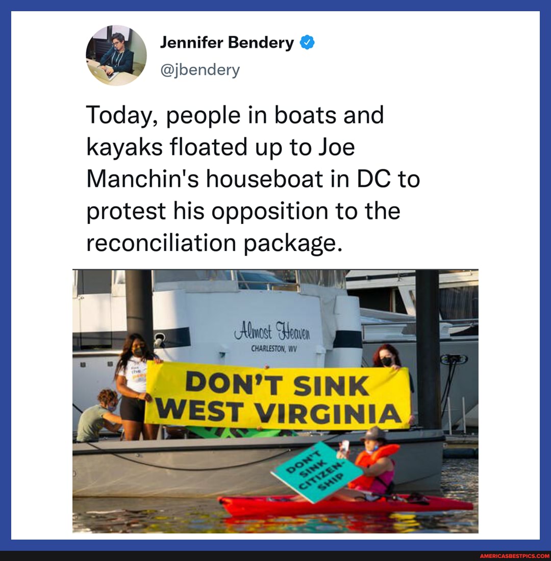 Jennifer Bendery @ Today, people in boats and kayaks floated up to Joe ...