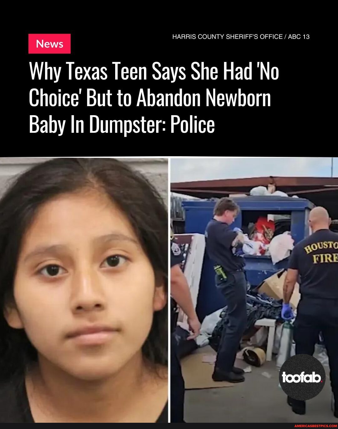 The 18-year-old woman gave birth behind a food truck, before leaving ...