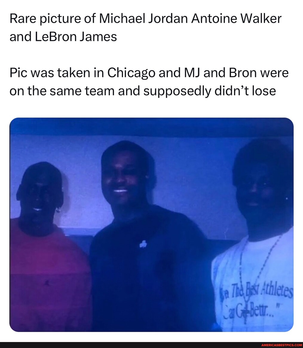 LEGENDARY 🐐 Via @rare_sports - Rare picture of Michael Jordan Antoine ...