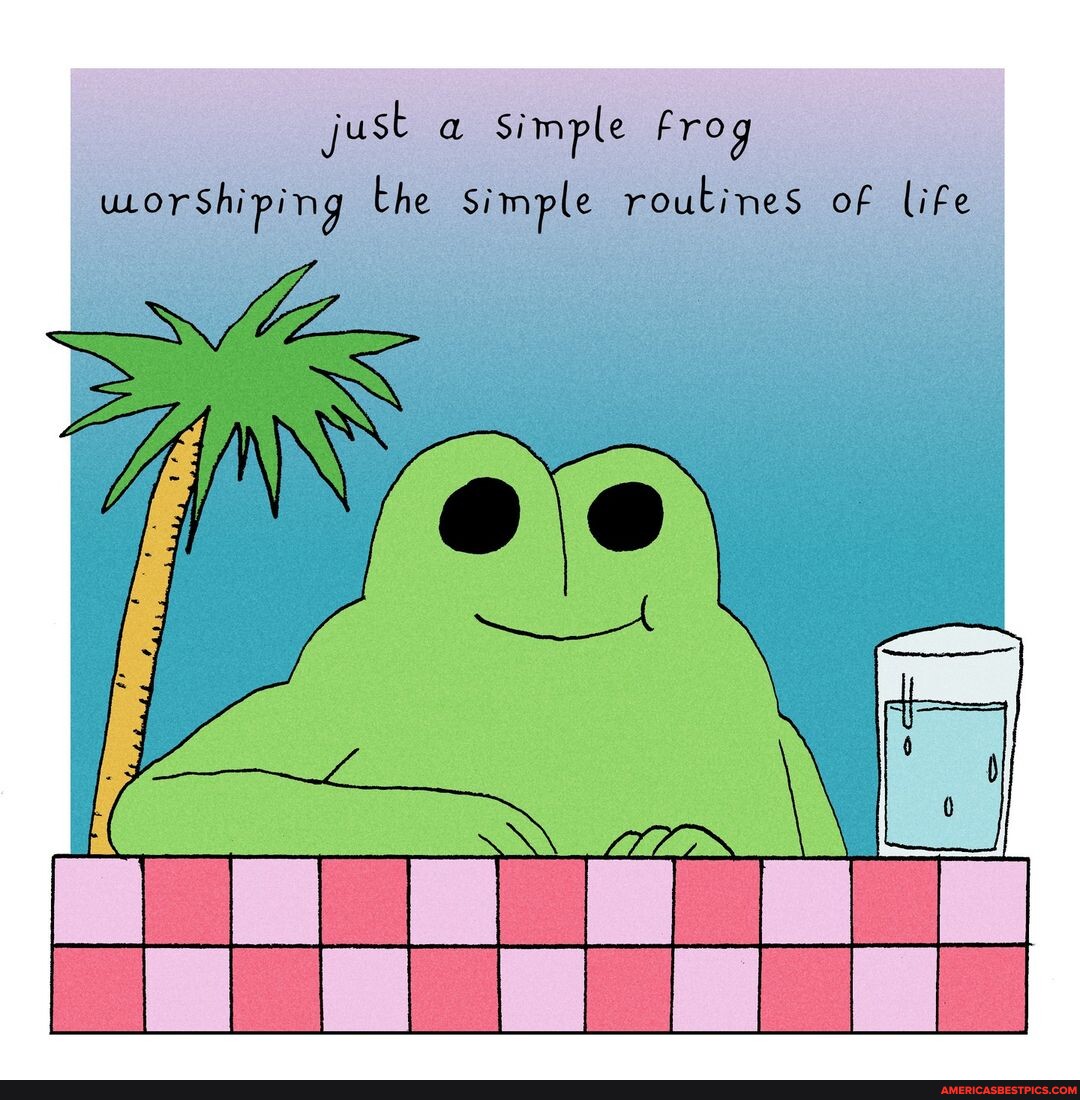 Routines of Life #comics #art #drawing #niallbreen - just a simple Frog ...