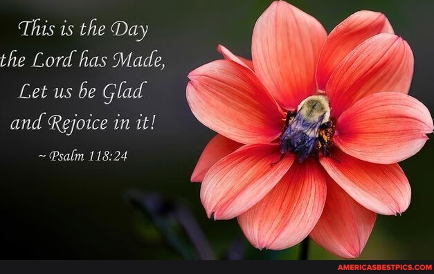 This is the Day the Lord has Made, Let us be Glad and Rejoice in it ...