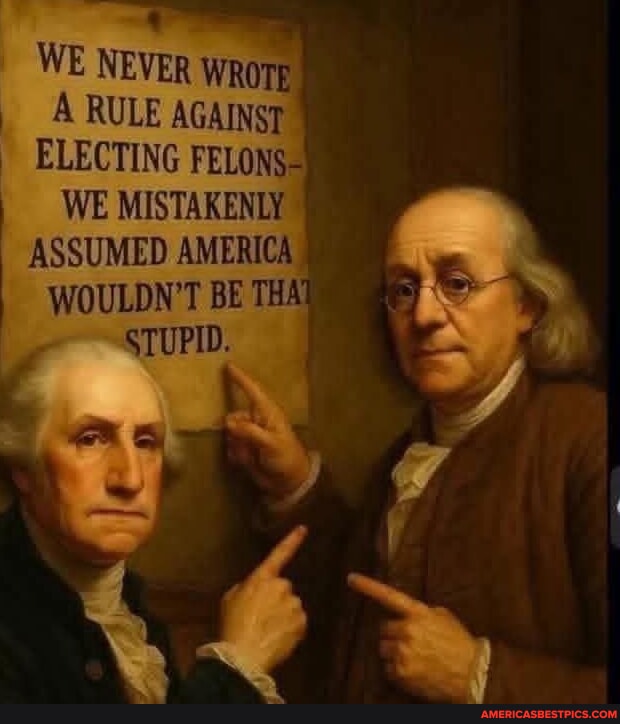 WE NEVER WROTE A RULE AGAINST ELECTING FELONS= WE MISTAKENLY ASSUMED ...