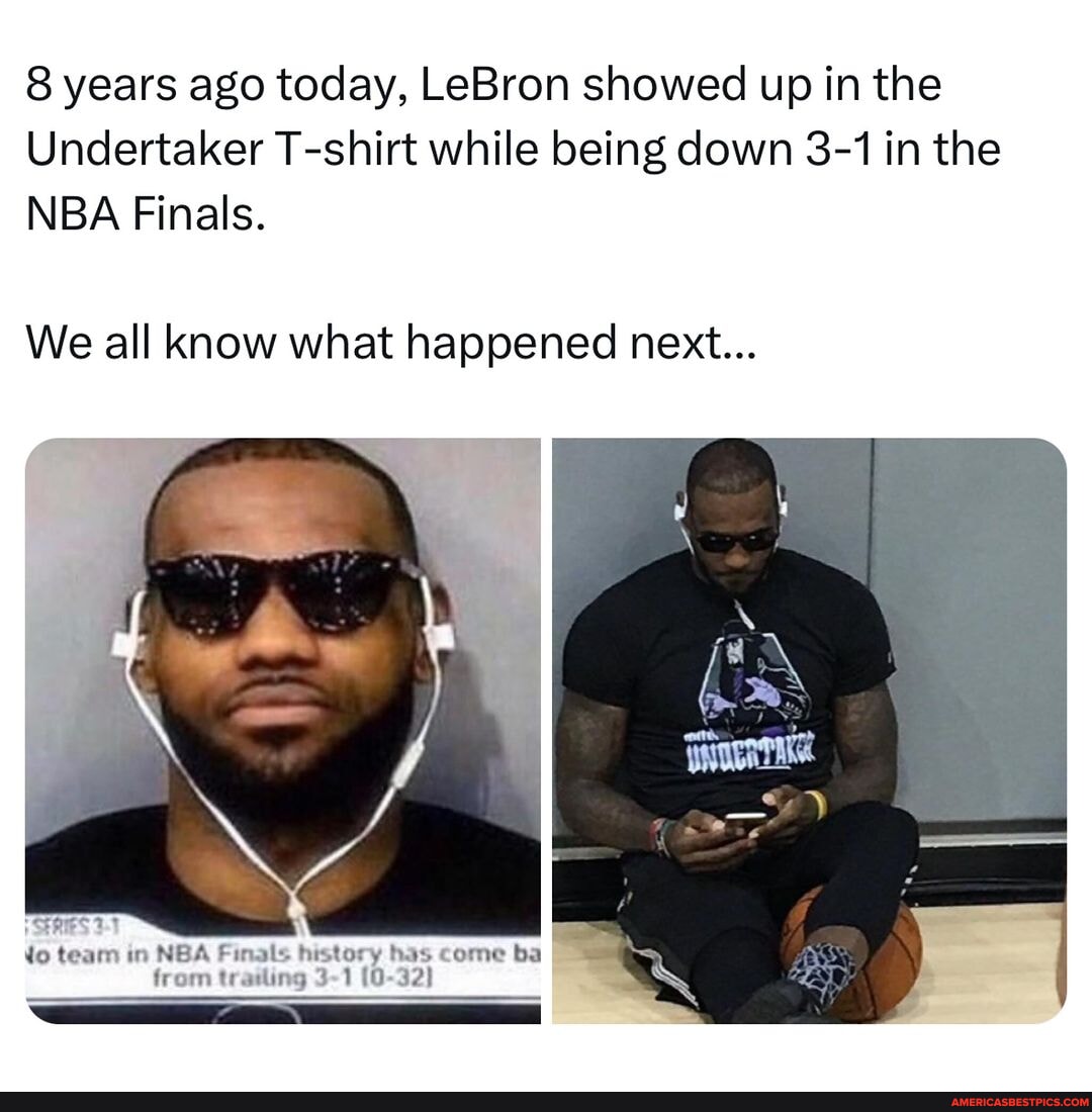 🐐🐐🐐 Via @nbamemes_official - 8 years ago today, LeBron showed up in the ...