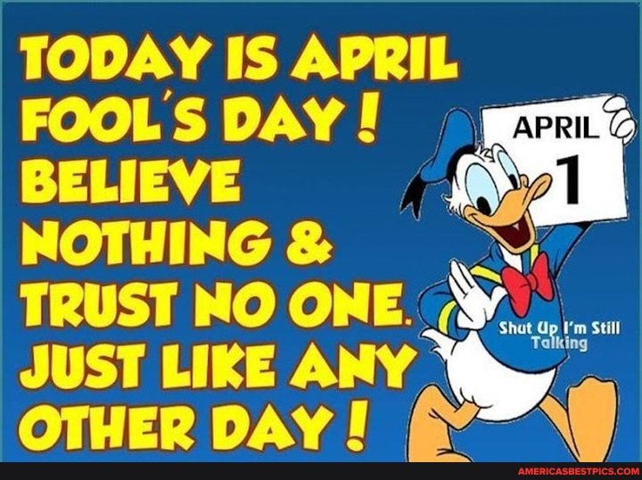 🙂 Good Morning! Happy April Fool's Day! 🙂 Have a great Thursday ...
