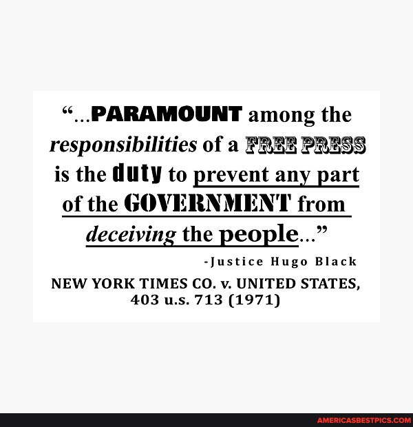 PARAMOUNT among the responsibilities of a FARE PRESS is the duty to ...