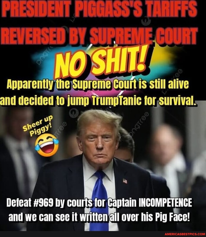 NO 'SHIT! Apparently the ;supreme Court is still alive and decided to ...