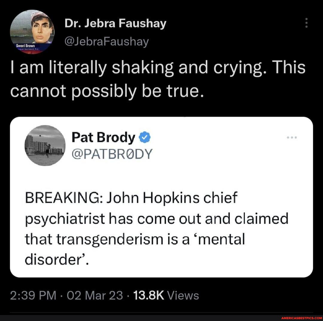 Dr. Jebra Faushay @JebraFaushay I am literally shaking and crying. This ...