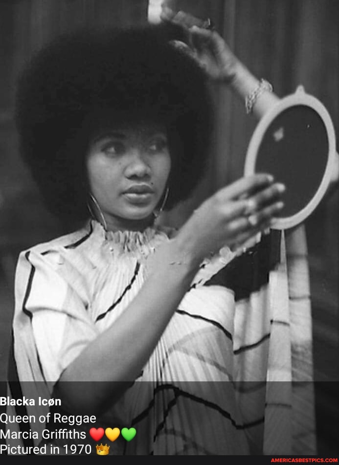 Blacka Icon Queen of Reggae Marcia Griffiths Pictured in 1970 - America ...