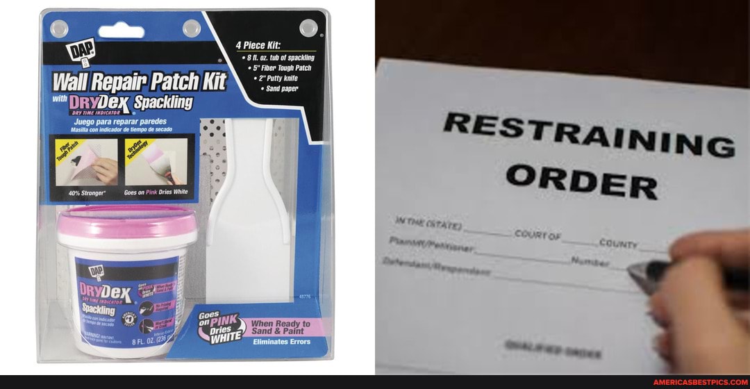 Wall Repair Patch Kit DRY TIME INDICATOR para reparar paredes 40% ...