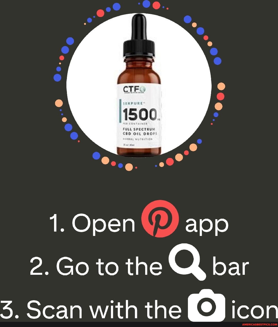 1. Open app 2. Go to the Q bar 3. Scan with the I icon - America’s best ...