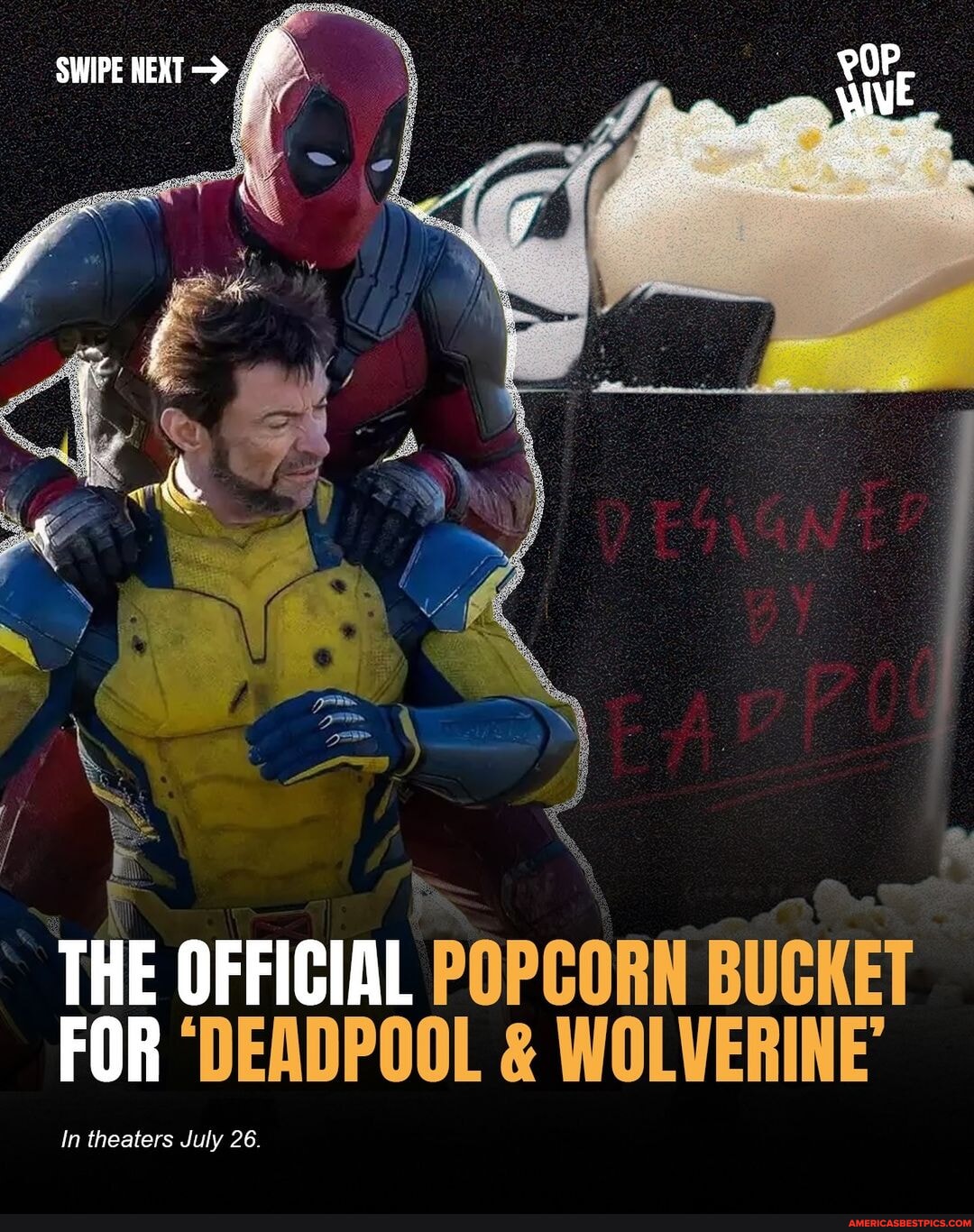 #Deadpool’s popcorn bucket for the upcoming ‘Deadpool & Wolverine ...