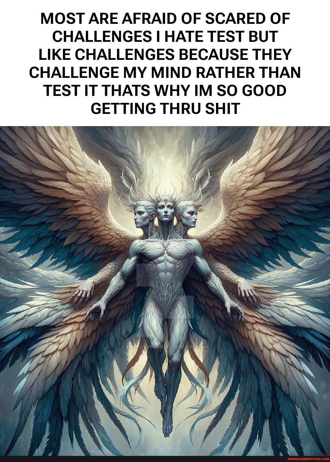 MOST ARE AFRAID OF SCARED OF CHALLENGES I HATE TEST BUT LIKE CHALLENGES ...