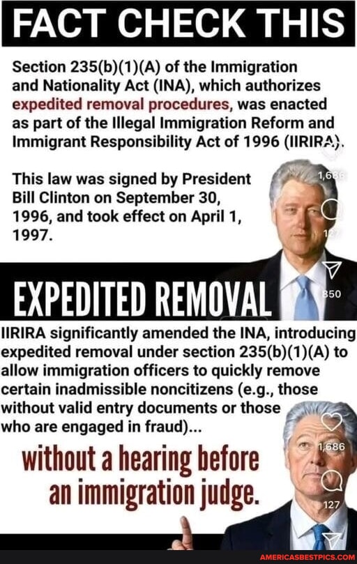 FACT CHECK THIS Section of the Immigration and Nationality Act (INA ...