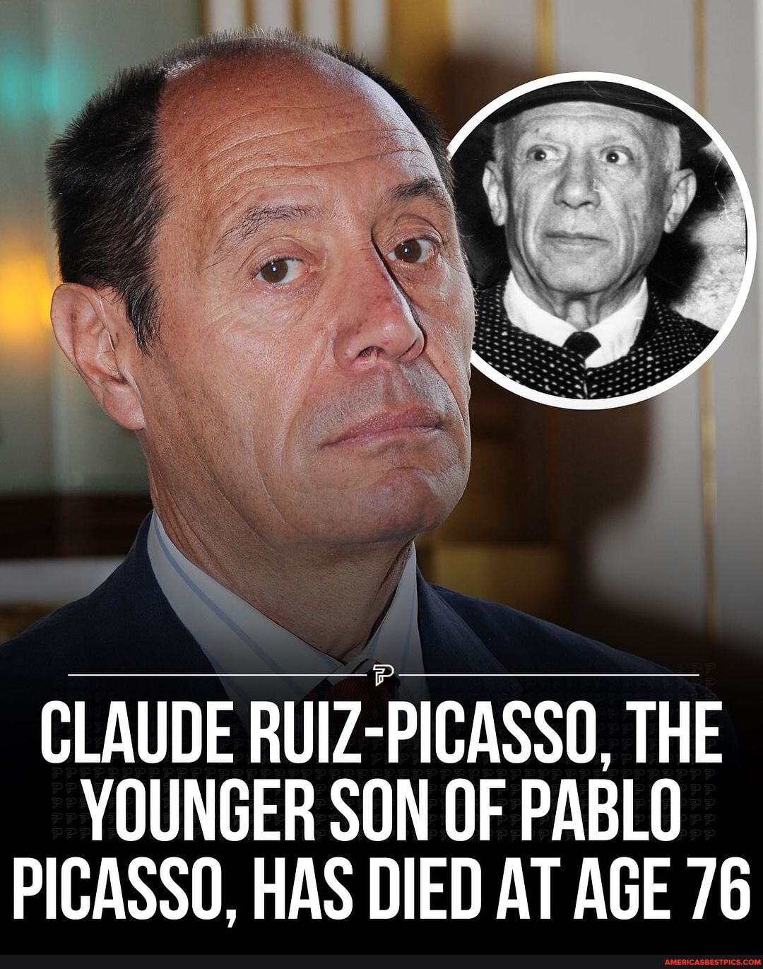 Claude RuizPicasso the younger son of Pablo Picasso has died in ...