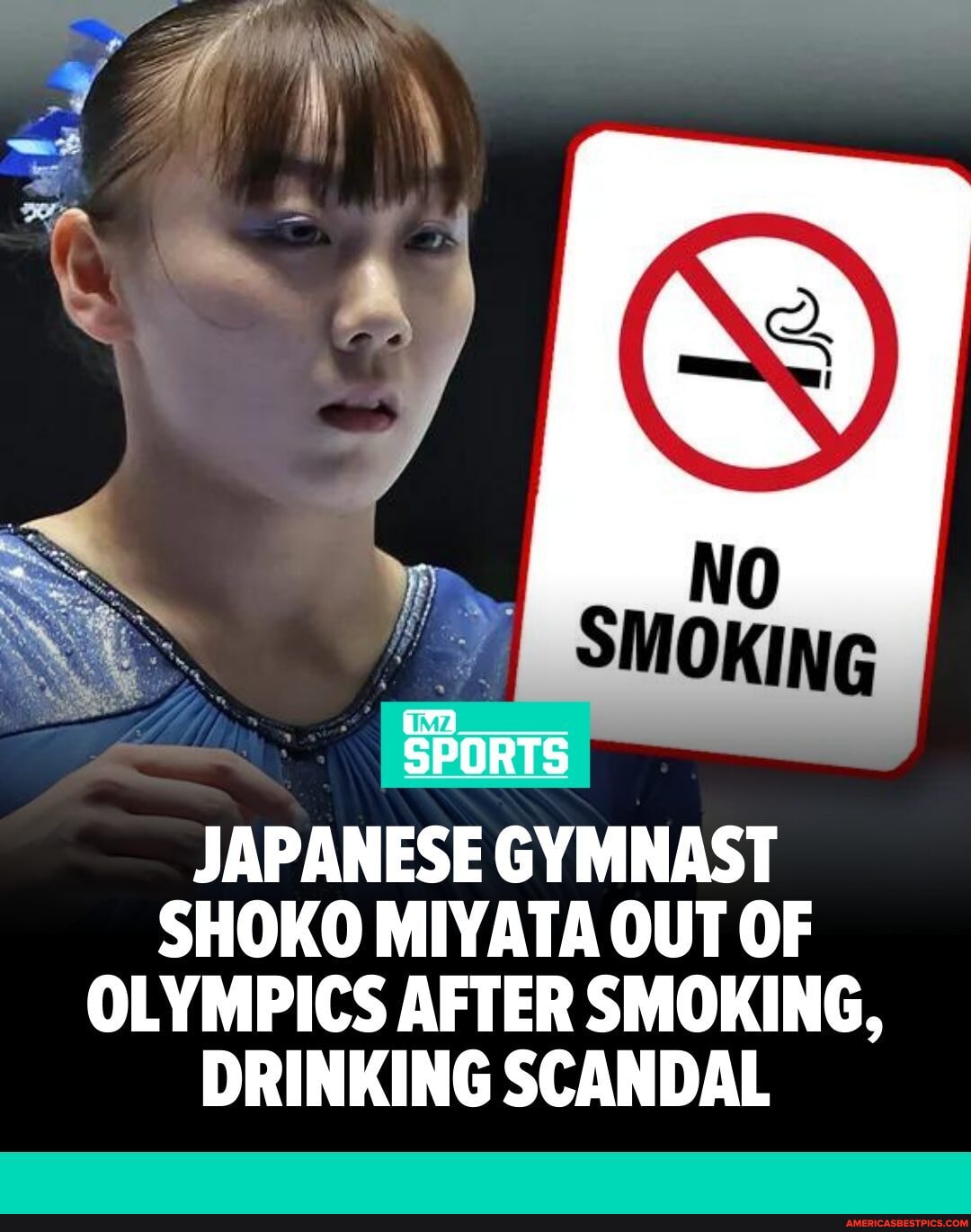 Japanese gymnastics star #ShokoMiyata will not compete at the 2024 ...