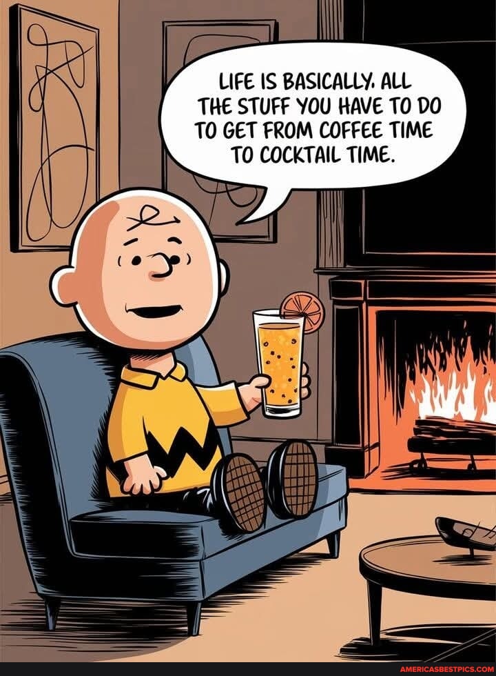 Aw LIFE IS BASICALLY, ALL THE STUFF YOU HAVE TO DO TO GET FROM COFFEE ...