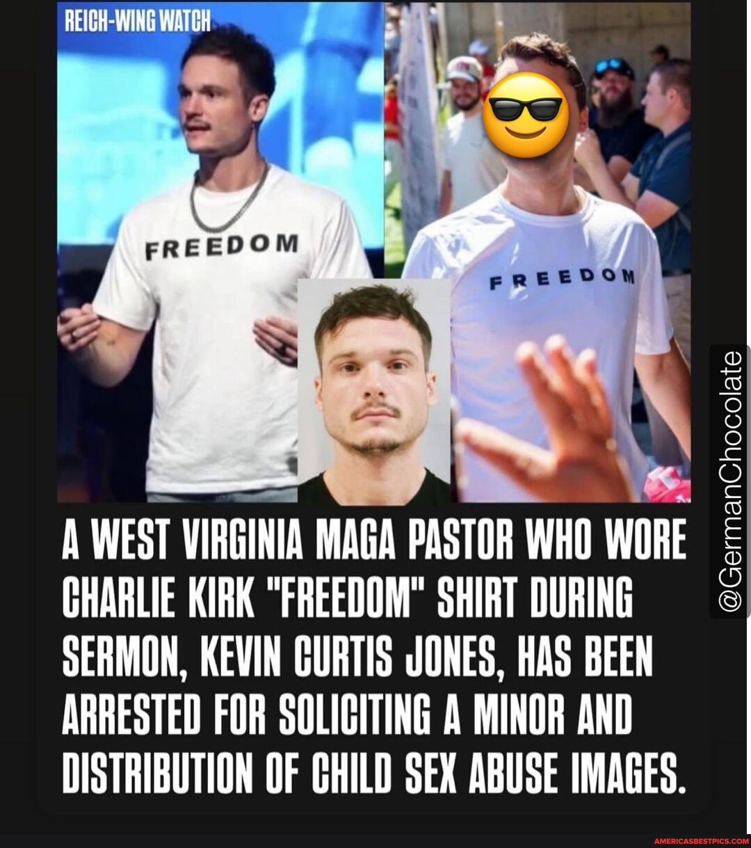 WING A WEST VIRGINIA MAGA PASTOR WHO WORE CHARLIE KIRK "FREEDOM" SHIRT ...