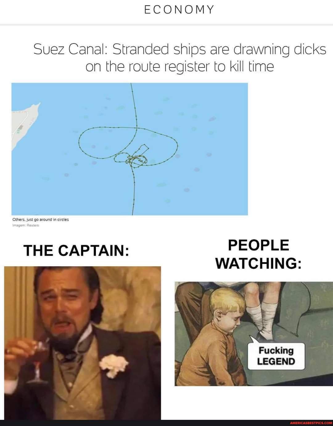 ECONOMY Suez Canal: Stranded ships are drawning dicks on the route ...