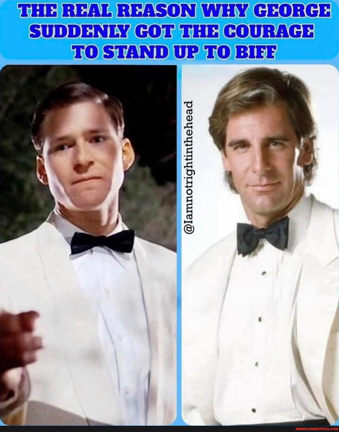 THE REAL REASON WHY GEORGE SUDDENLY GOT THE COURAGE TO STAND UP TO BIFF ...