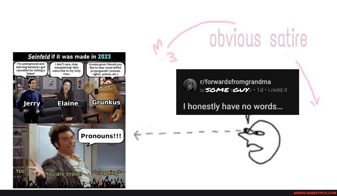 Seinfeld if it was made in 2023 Geunka groo! Would you line to me ...