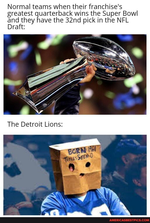 Normal teams when their franchise's greatest quarterback wins the Super ...