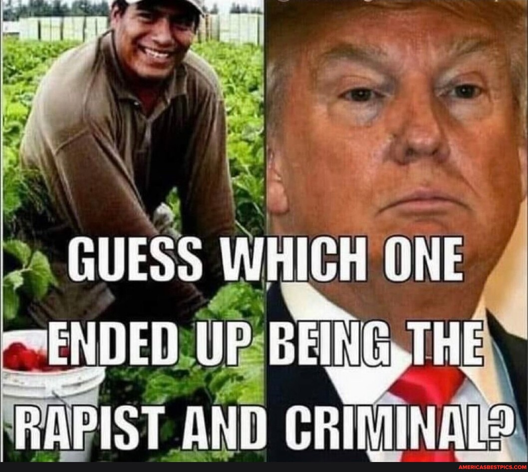 GUESS WHICH ONE ENDED. UP BEG THE RAPIST AND CRIMINATE - America’s best ...