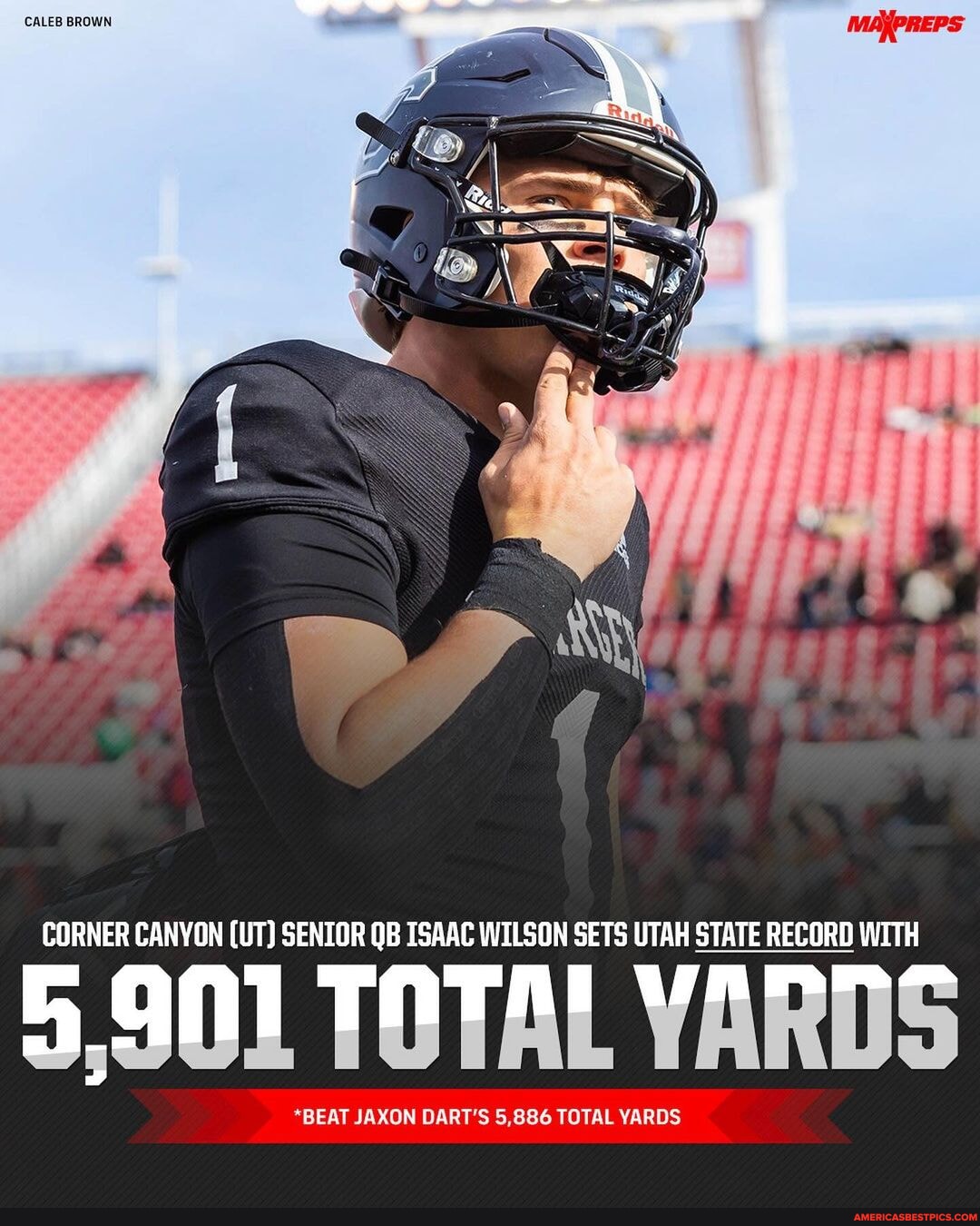 Utah QB commit Isaac Wilson recorded 993 yards of total offense and 9 ...