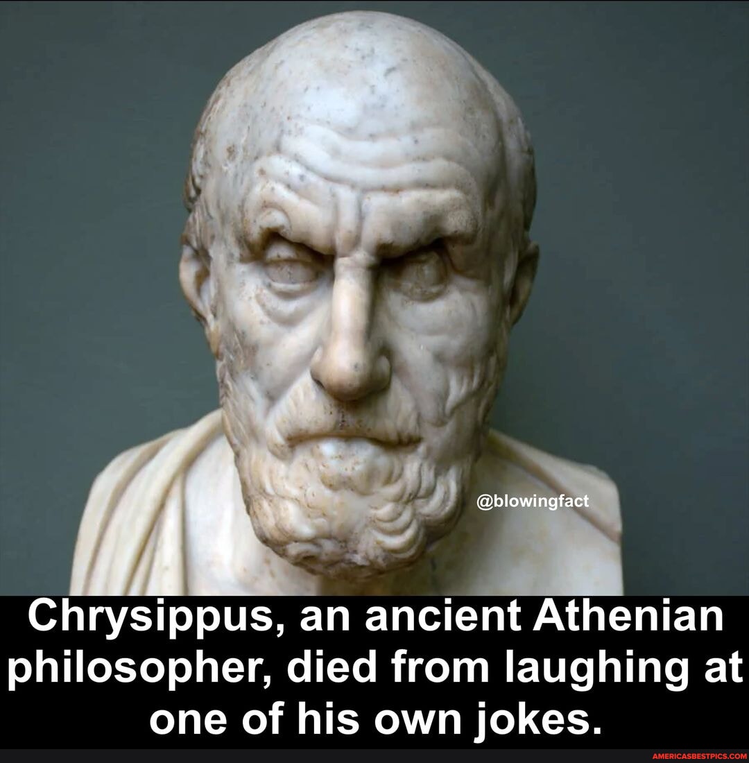 Thoughts? #jokes #memes #explore - @blowingfact Chrysippus, an ancient ...