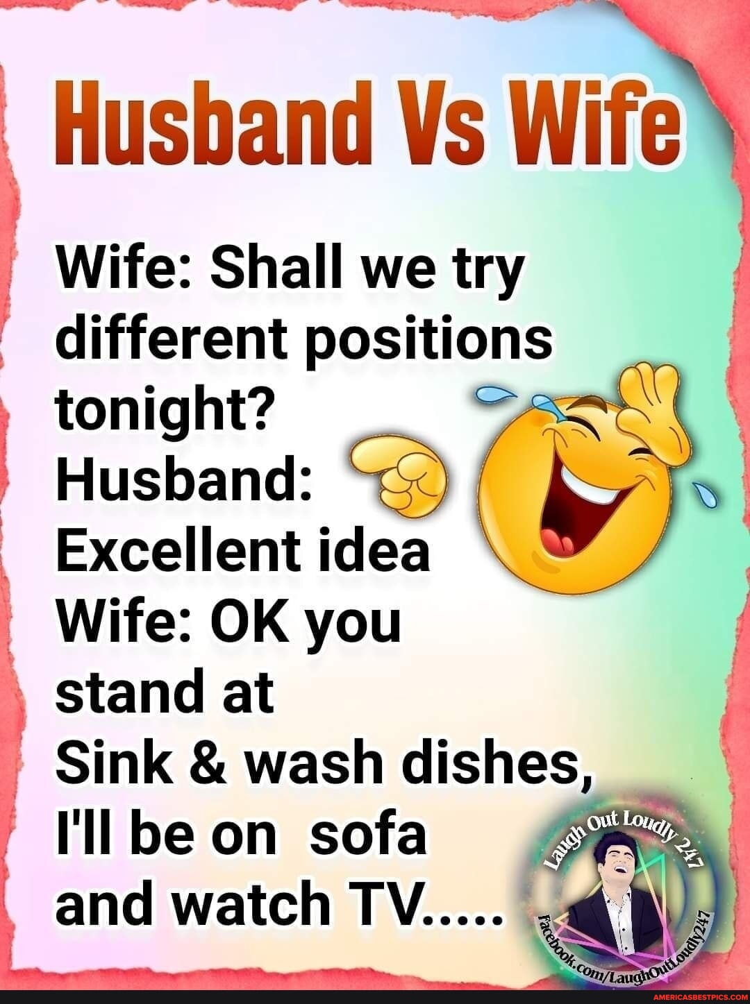 Husband Vs Wife Wife: Shall we try different positions I tonight? I ...