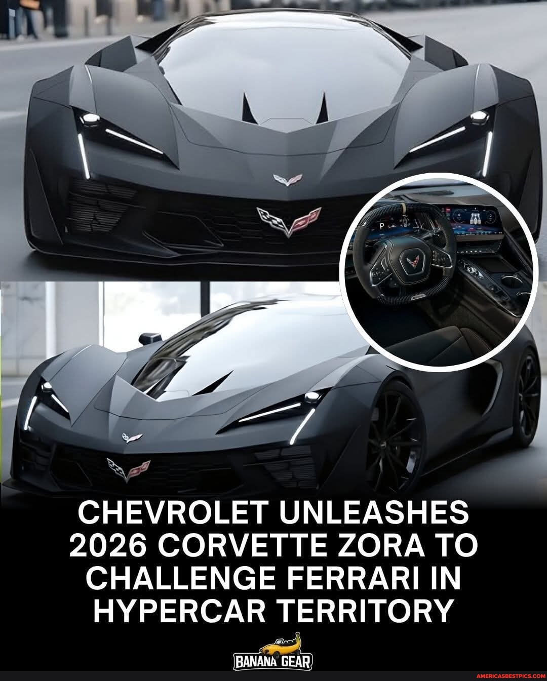 CHEVROLET UNLEASHES 2026 CORVETTE ZORA TO CHALLENGE FERRARI IN HYPERCAR ...