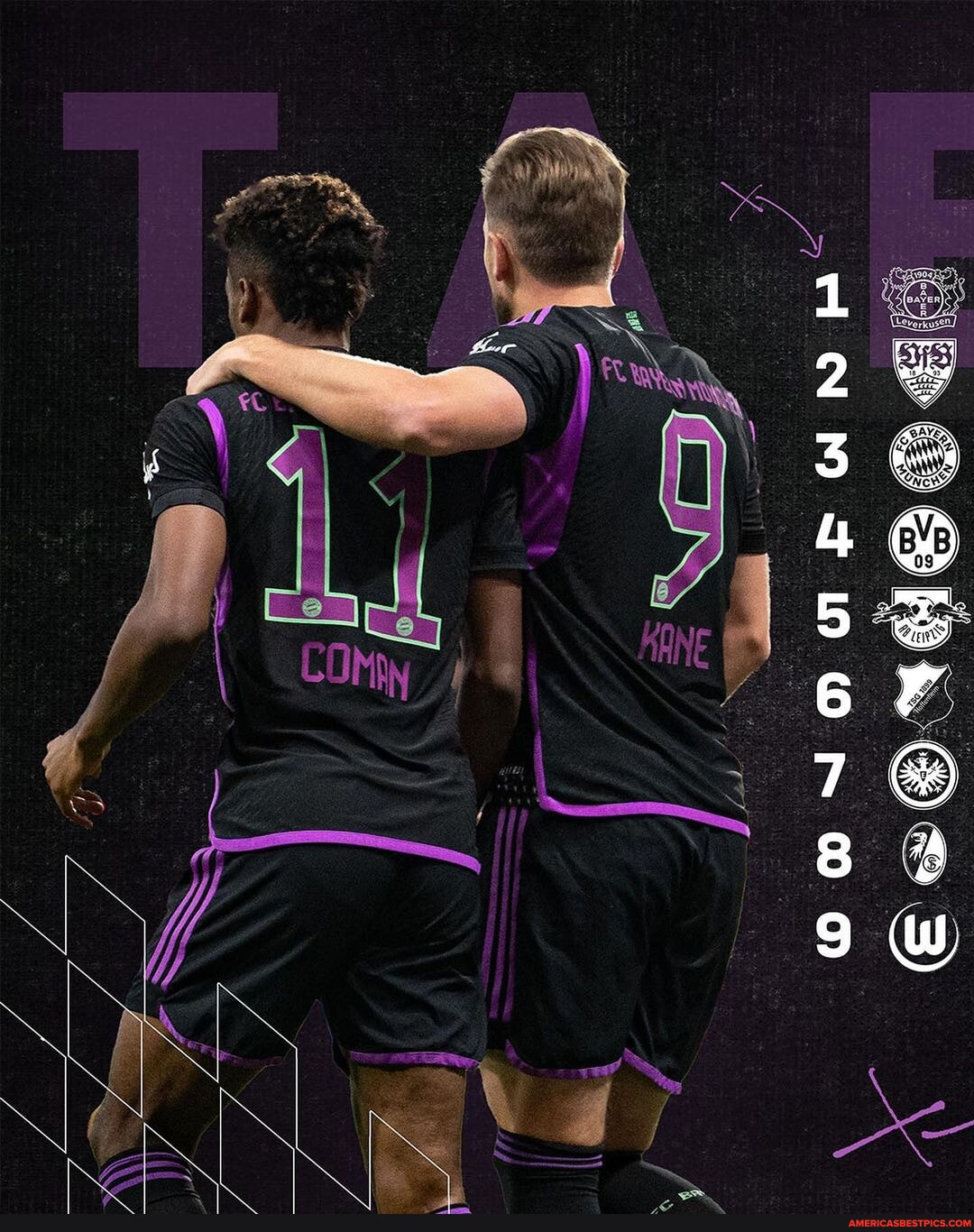 Good Morning FCBayern fans Heres the Bundesliga table after Matchday ...